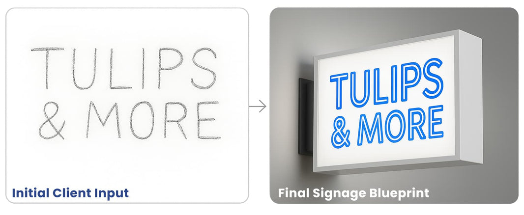 Custom Lit-Shape Lightbox Signs at Wholesale Price – Signs At Wholesale